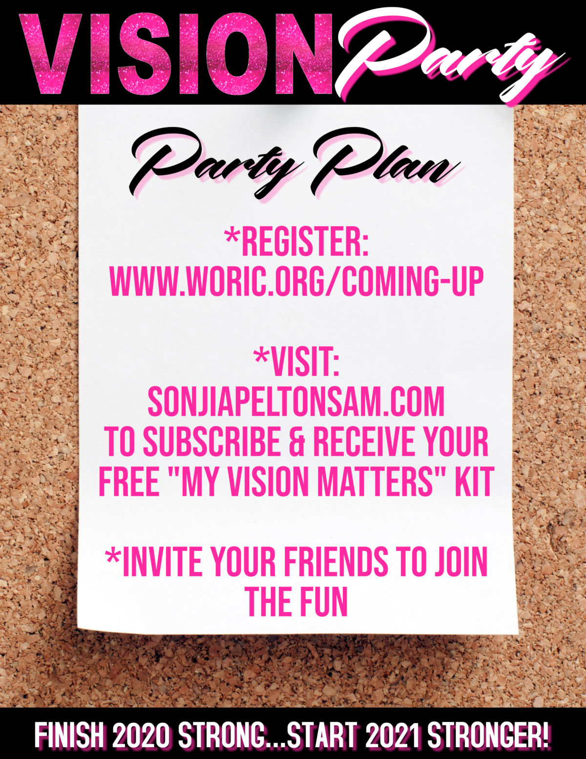 Vision Party Information – Word Of Restoration International Church